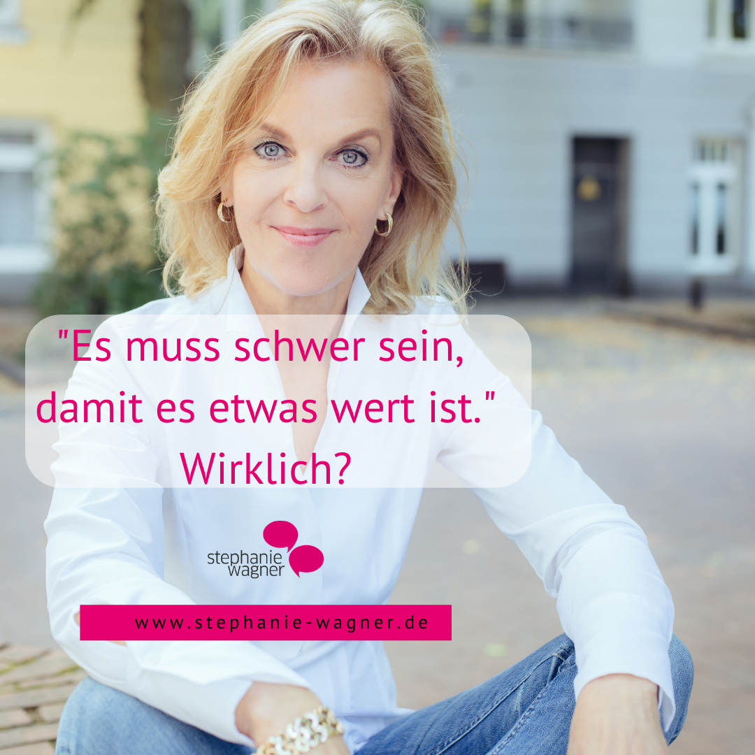"Muss es schwer sein, damit es etwas wert ist?"