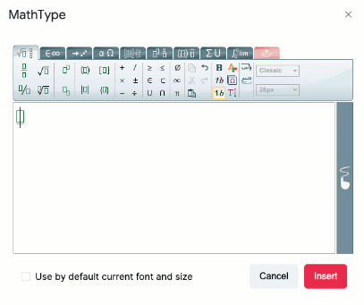 MathType for Office Tools equation writing program | Mathtype