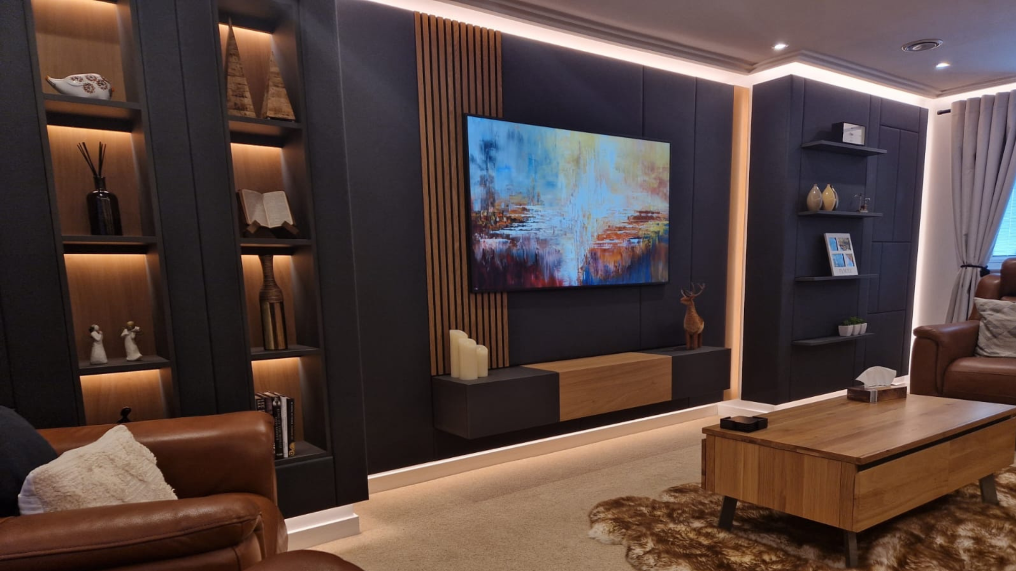 Millennium Falcon inspired home cinema