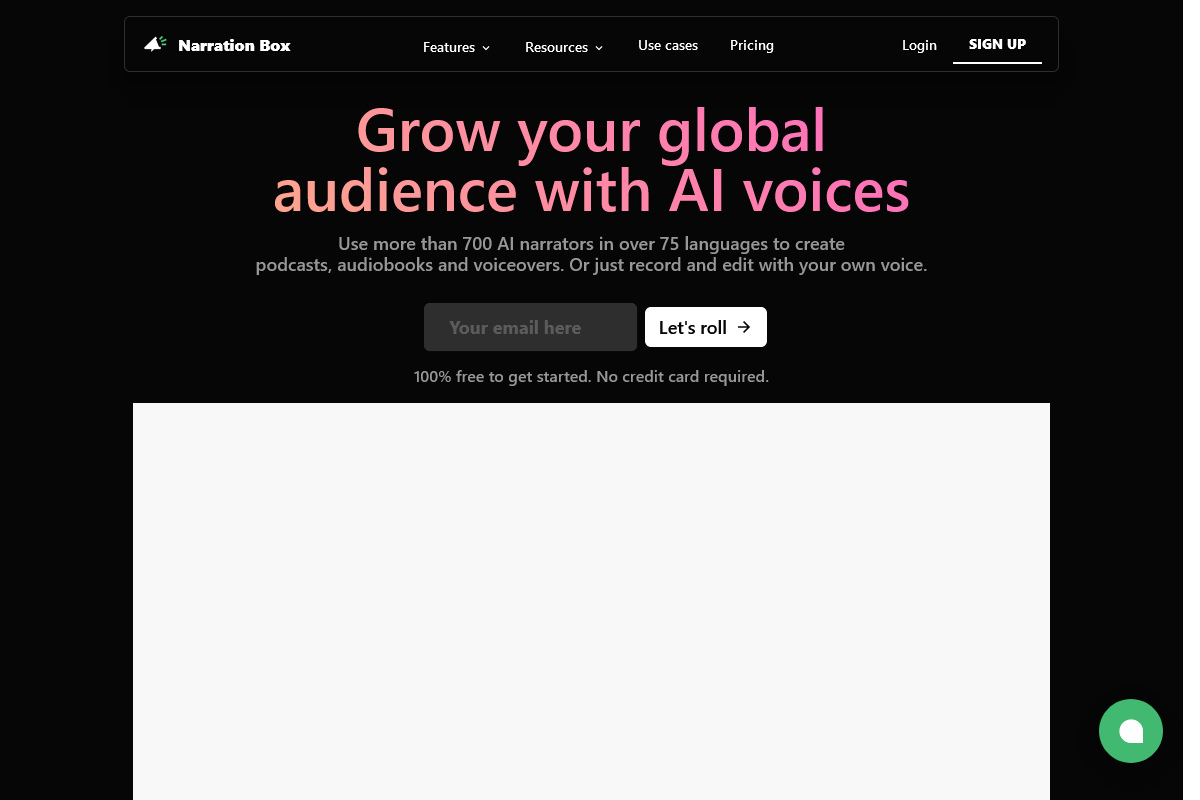 AI Tool | NarrationBox