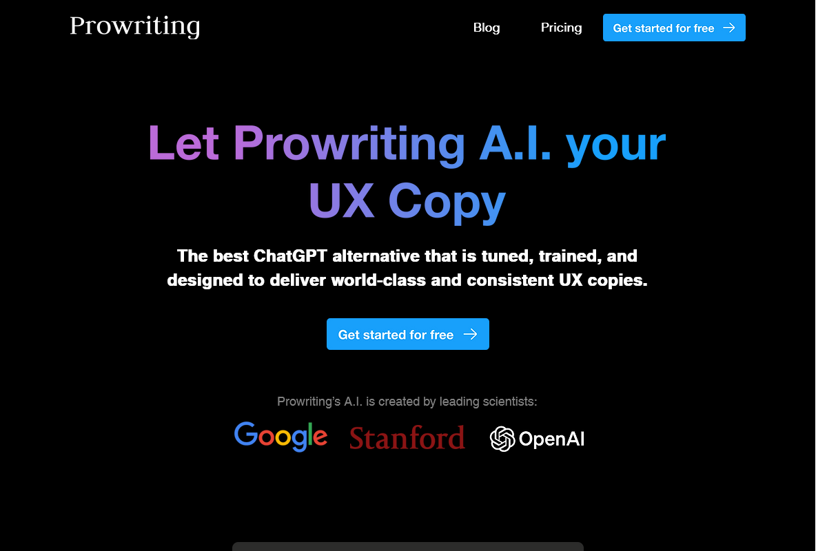 AI Tool | Prowriting