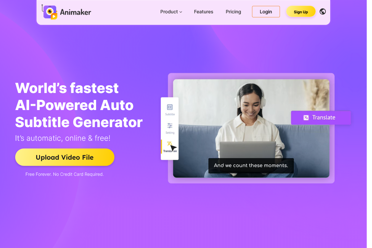 AI Tool | Animaker’s Subtitle Generator