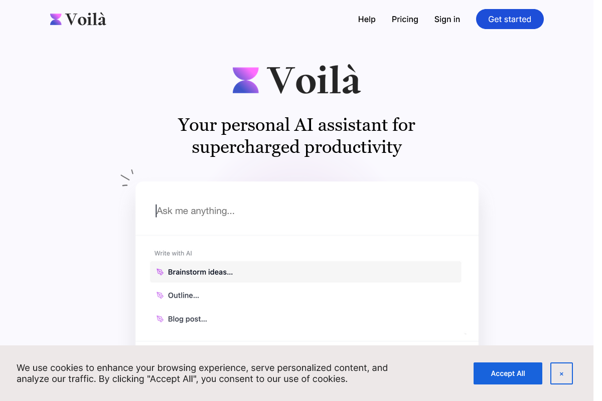 AI Tool | Voilà