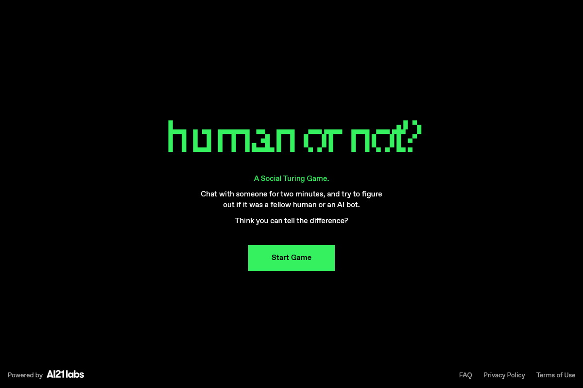 AI Tool | Human or Not