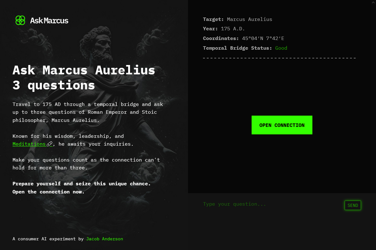 AI Tool | Ask Marcus Aurelius
