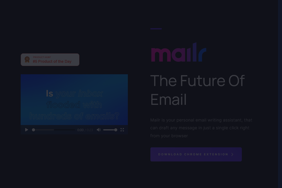 AI Tool | Mailr