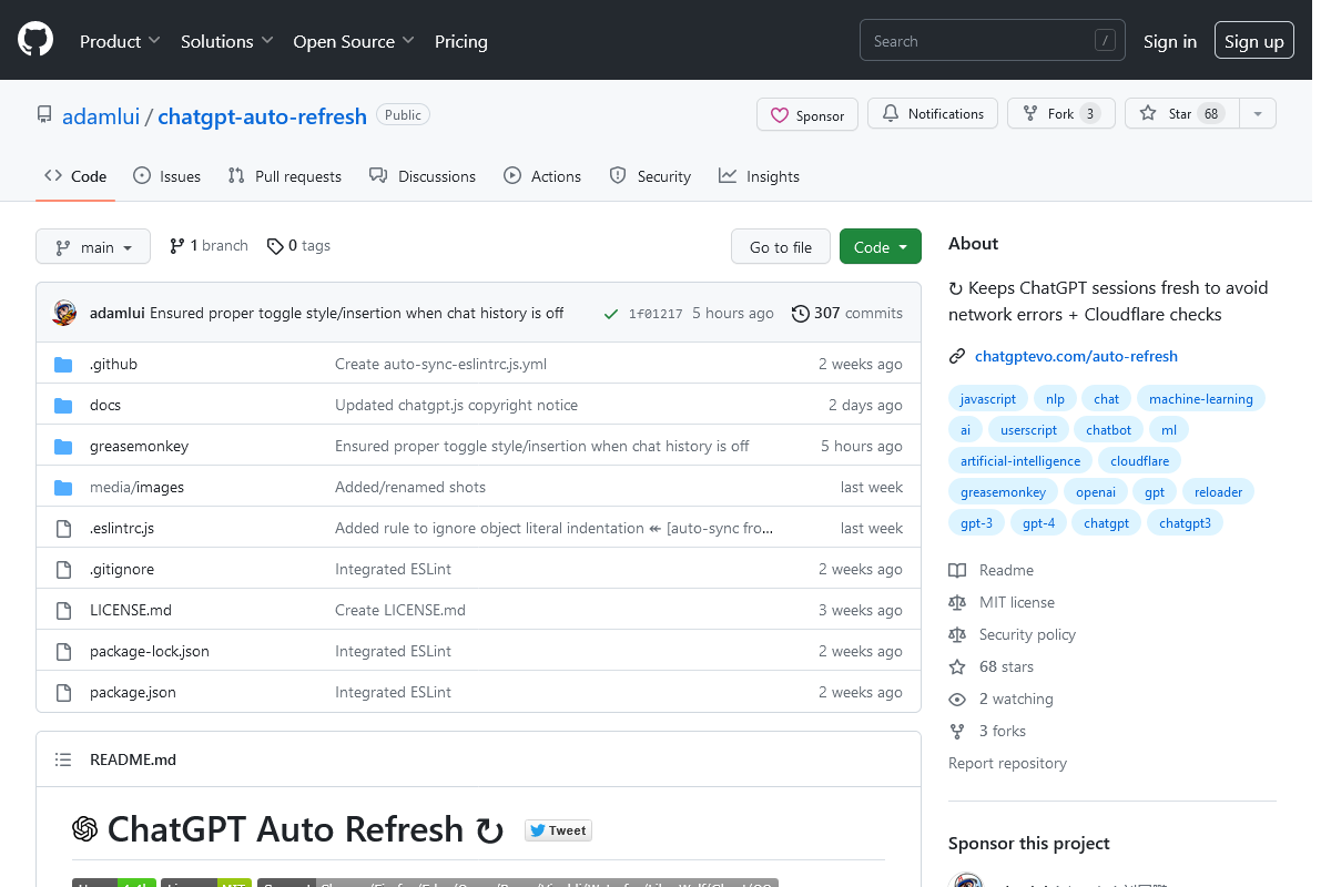 Ai Tool Chatgpt Auto Refresh