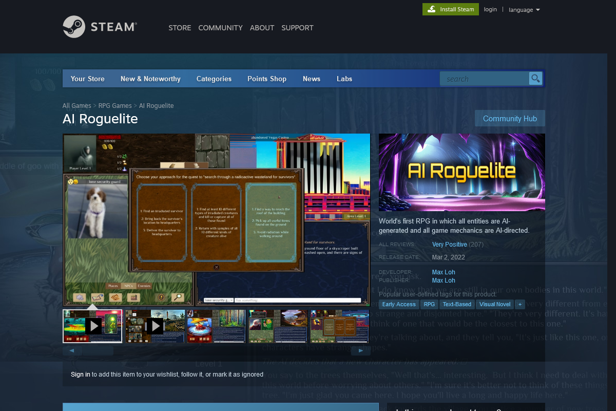 AI Tool | AI Roguelite