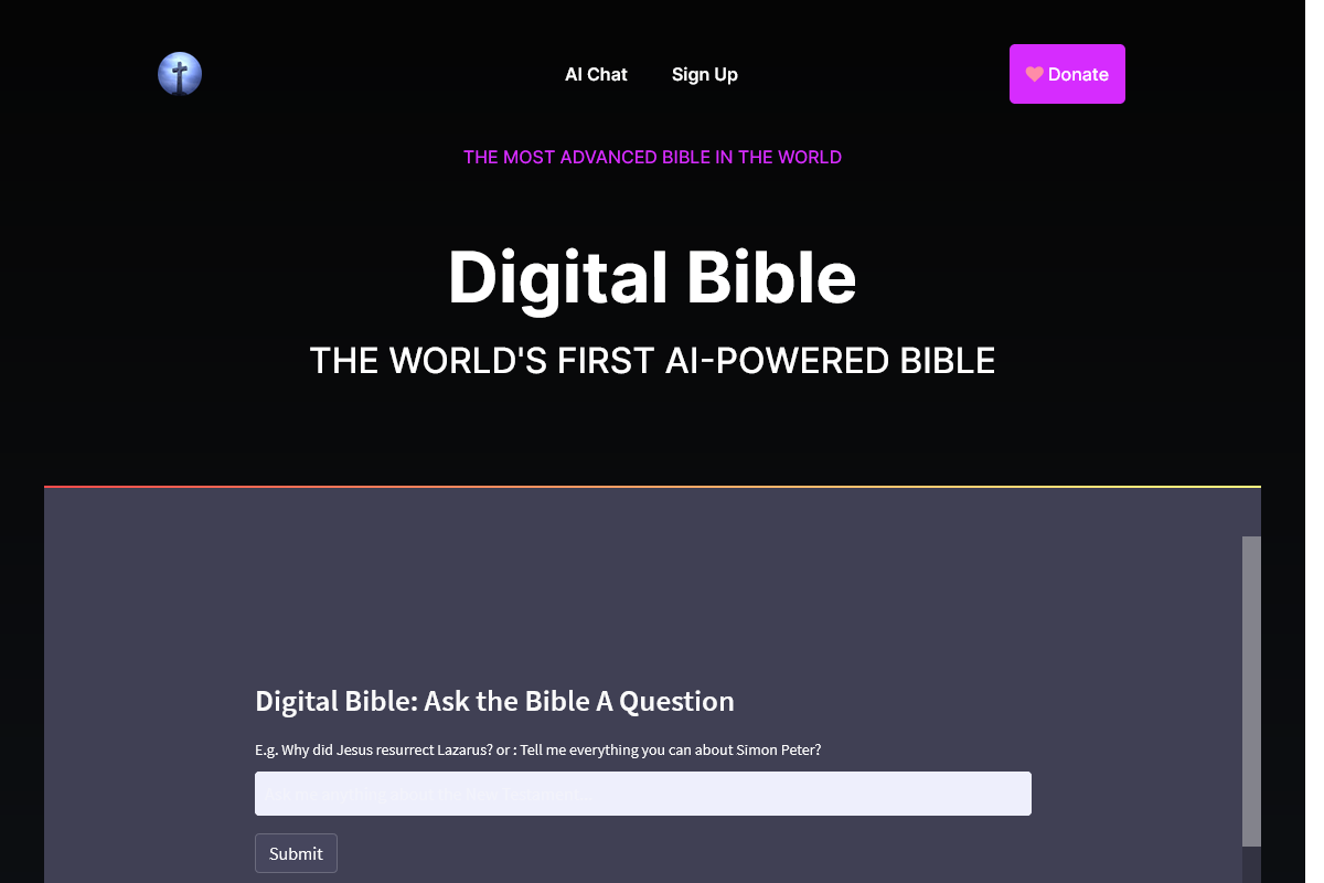 AI Tool | Digital Bible