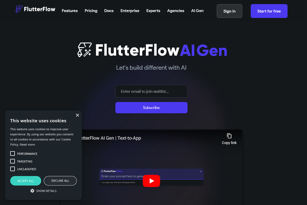 AI Tool | FlutterFlow AI Gen