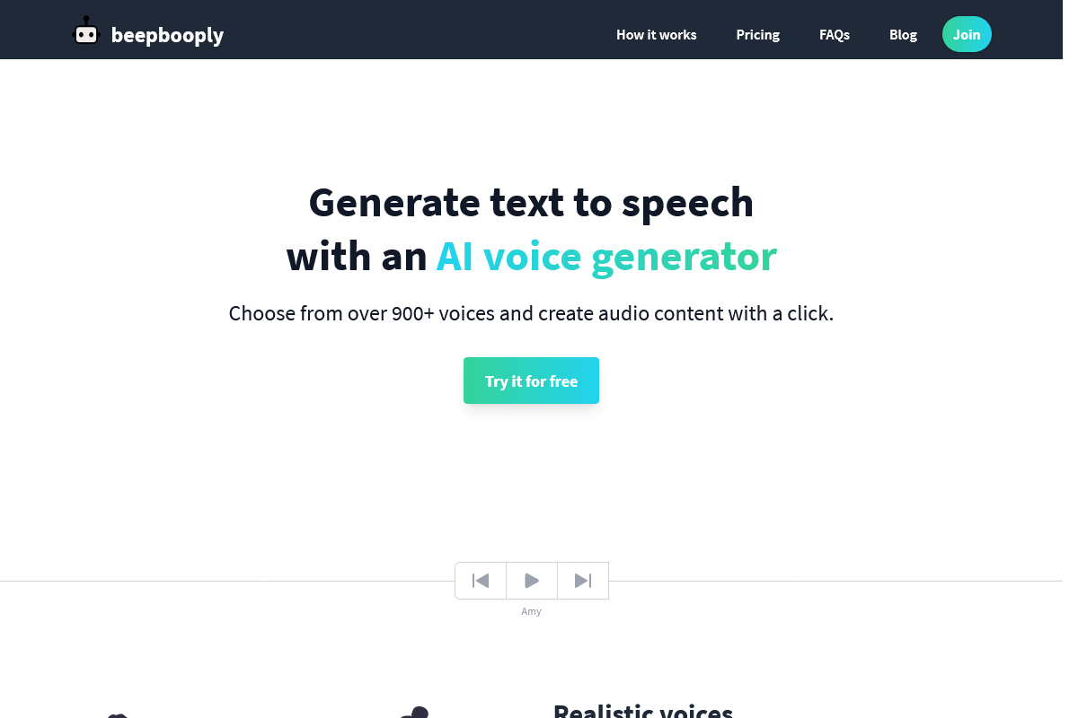List of AI Text To Speech Tools