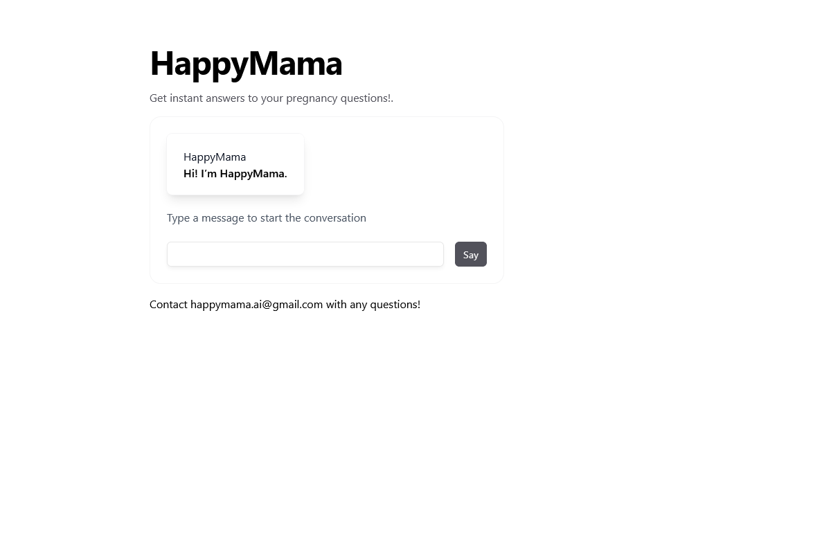 AI Tool | Happy Mama