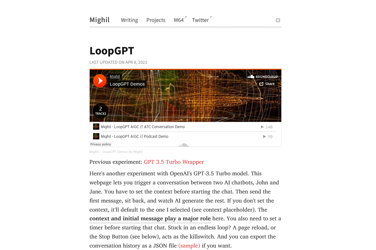 AI Tool | LoopGPT