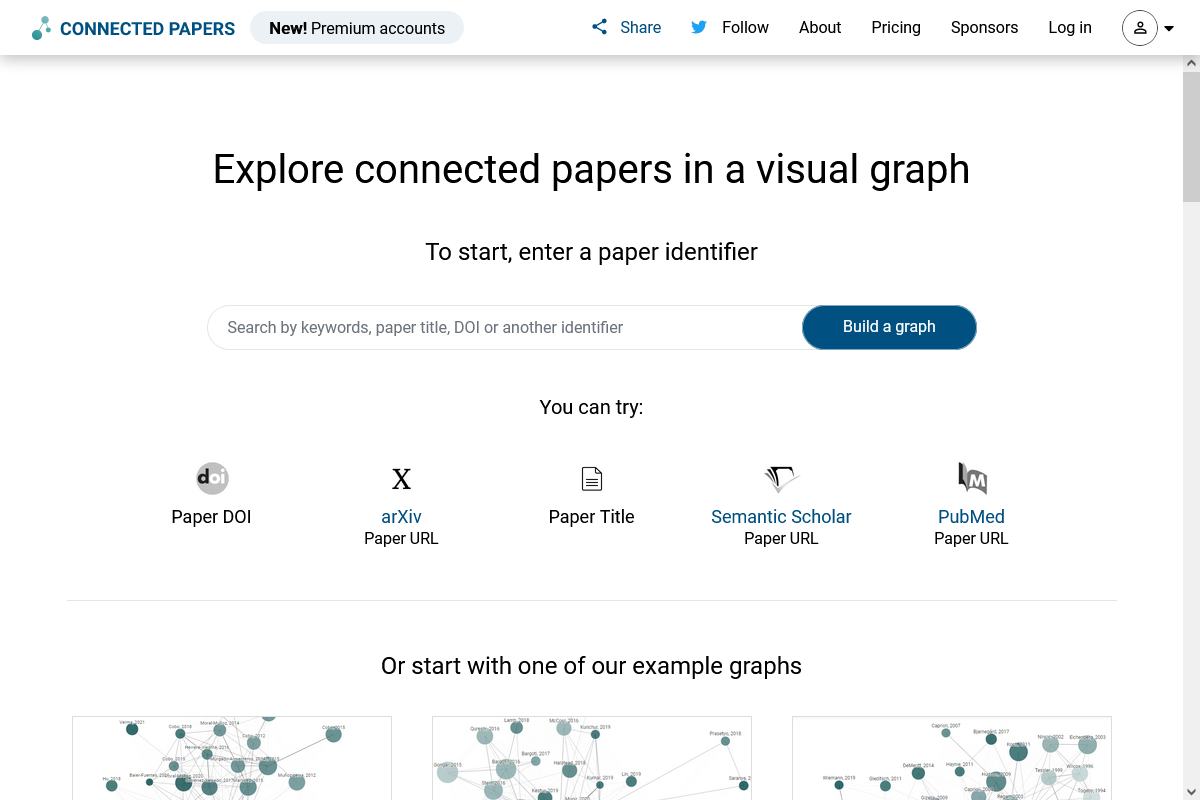 AI Tool | Connected Papers