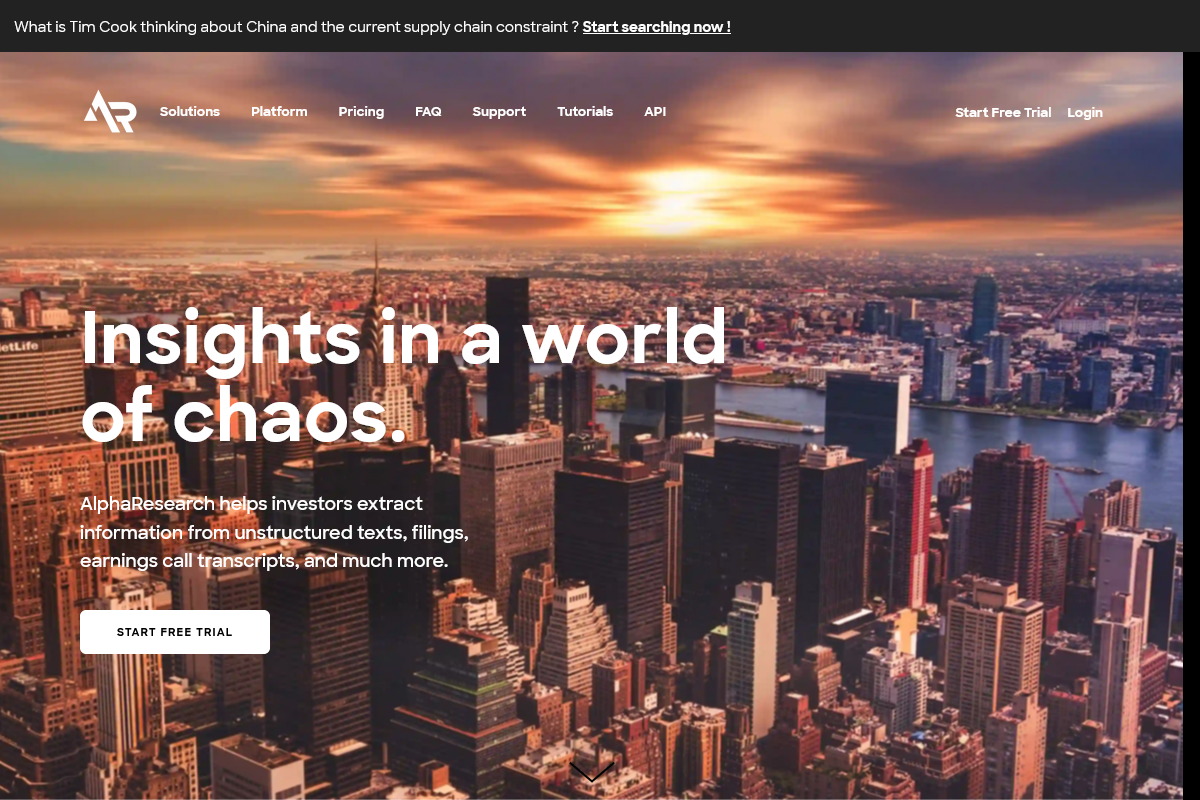 AI Tool | AlphaResearch