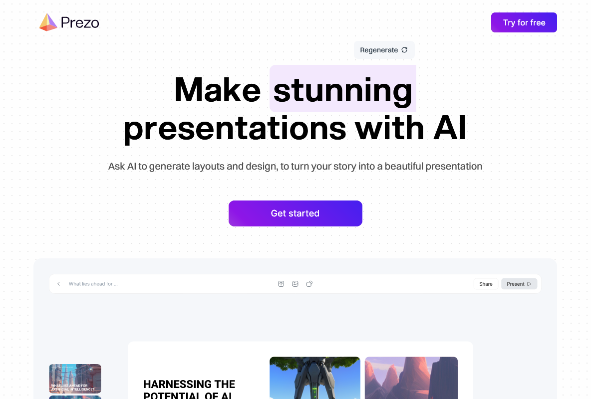 AI Tool | Prezo