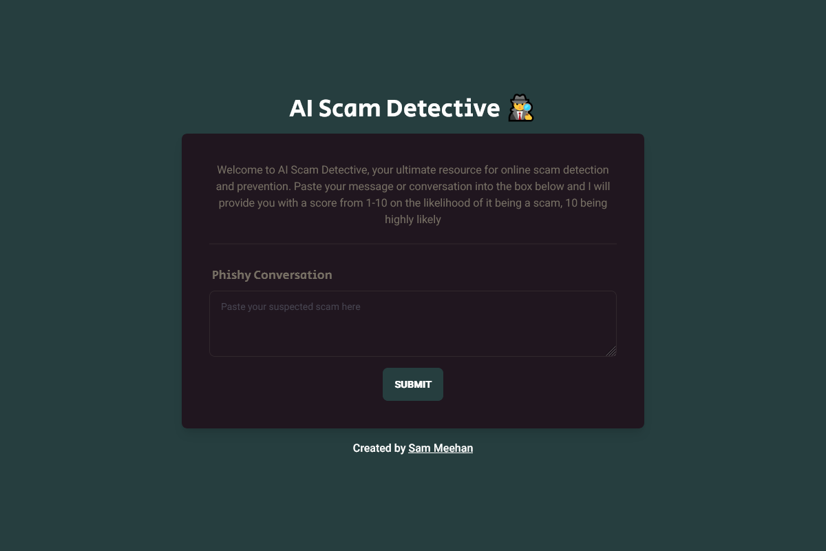 AI Tool | AI Scam Detective