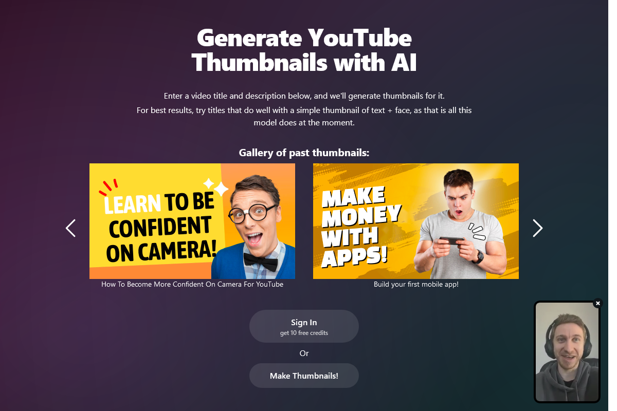 AI Tool | MagicThumbnails
