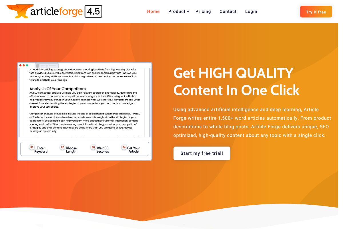 AI Tool | ArticleForge