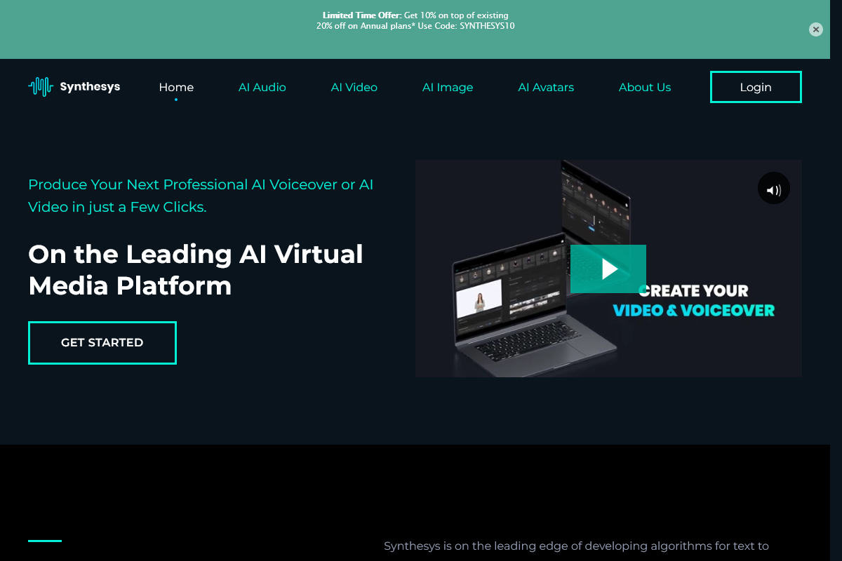 AI Tool | Synthesys Studio
