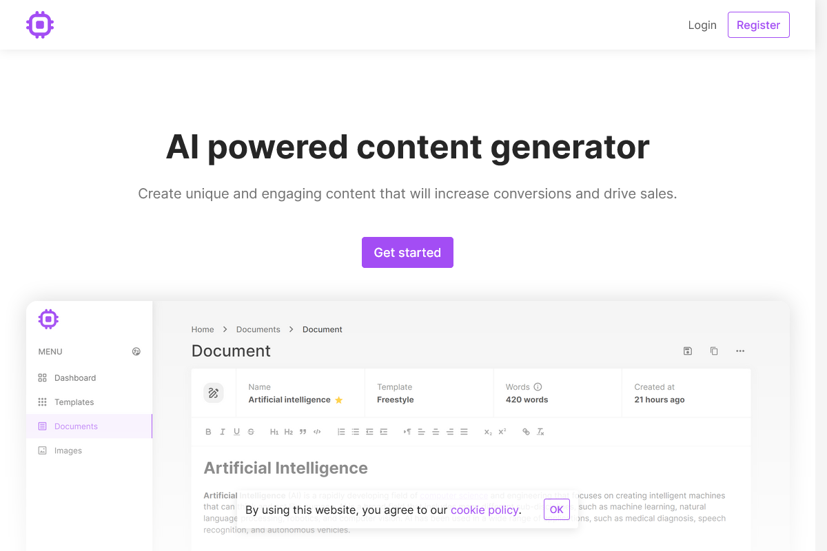 AI Tool | Content Generator