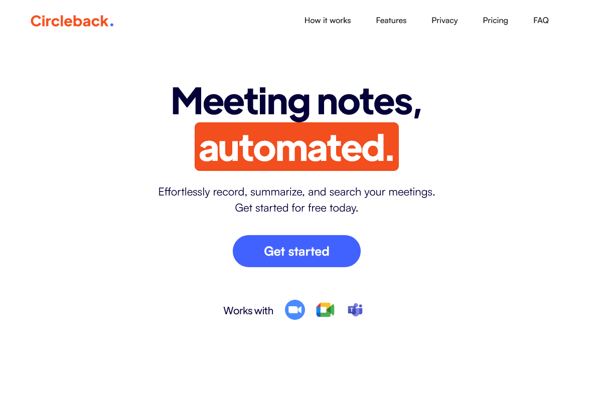 AI Tool | Circleback.ai