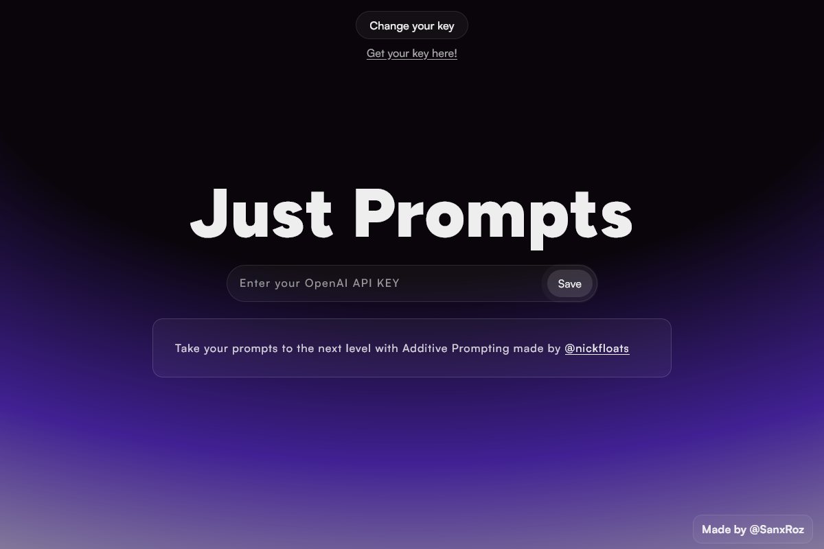 AI Tool | Just Prompts