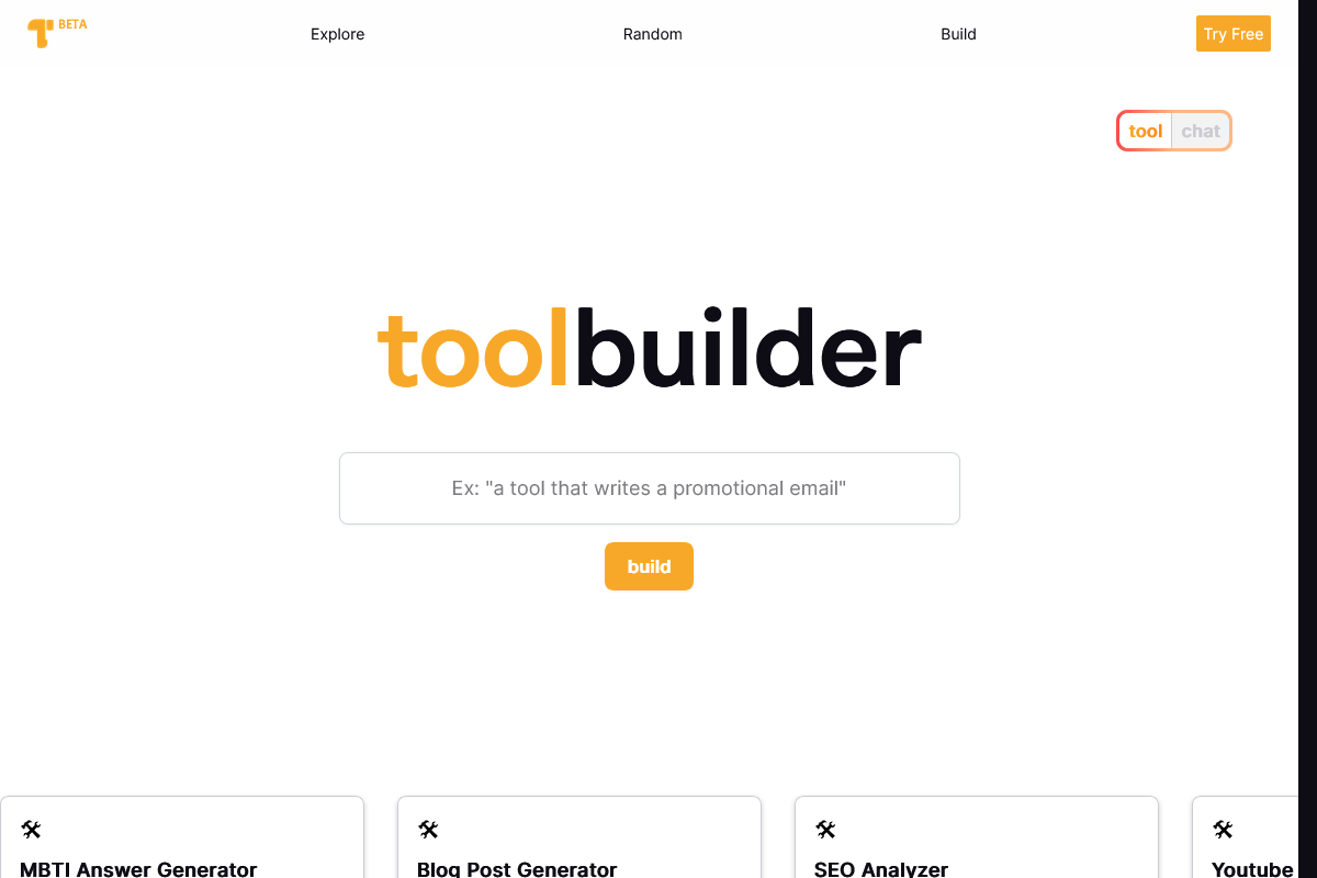 AI Tool | Toolbuilder