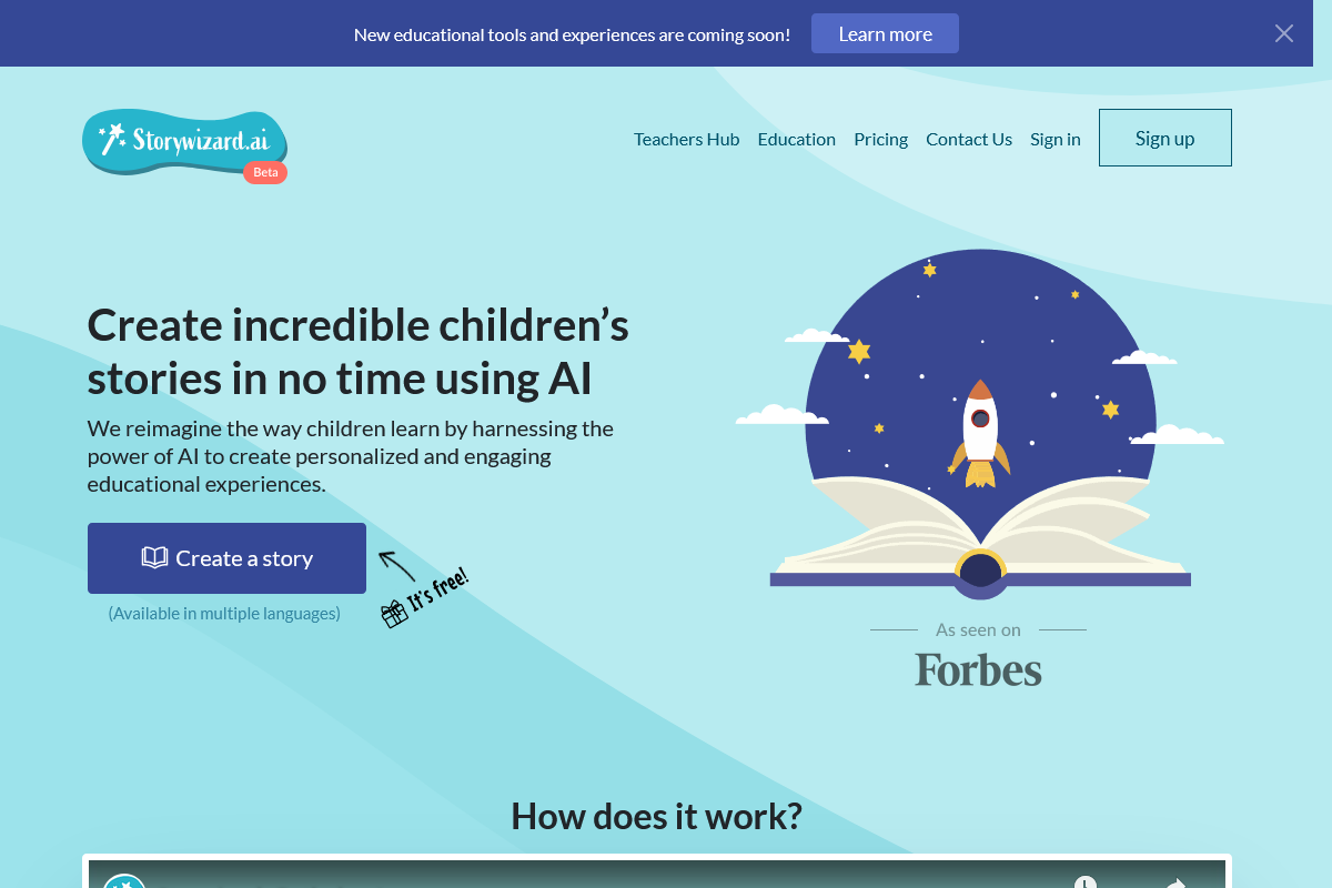 List of AI Story Teller Tools