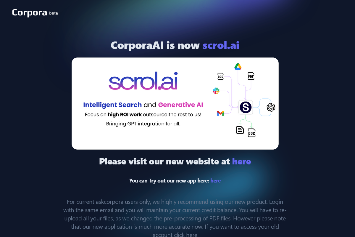 AI Tool | Corpora