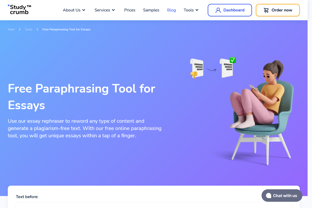 AI Tool | StudyCrumb