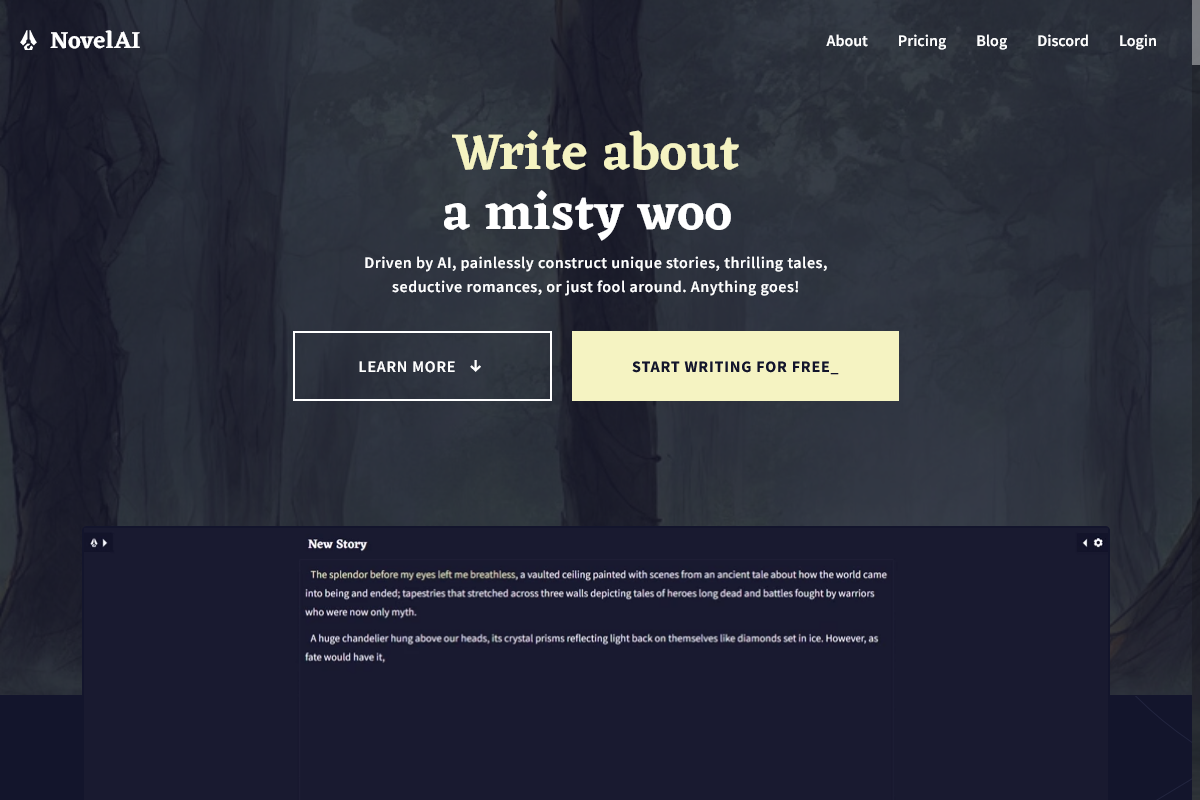 AI Tool | NovelAI