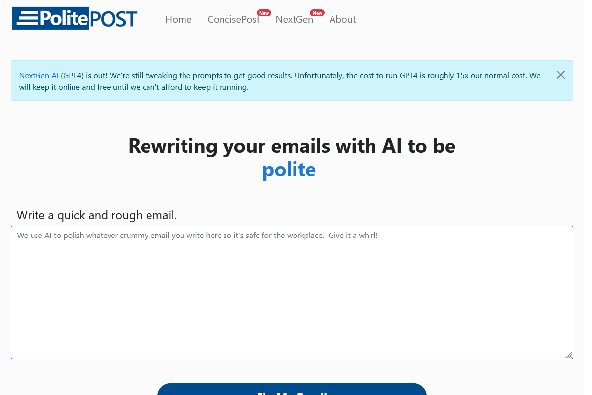AI Tool | PolitePost
