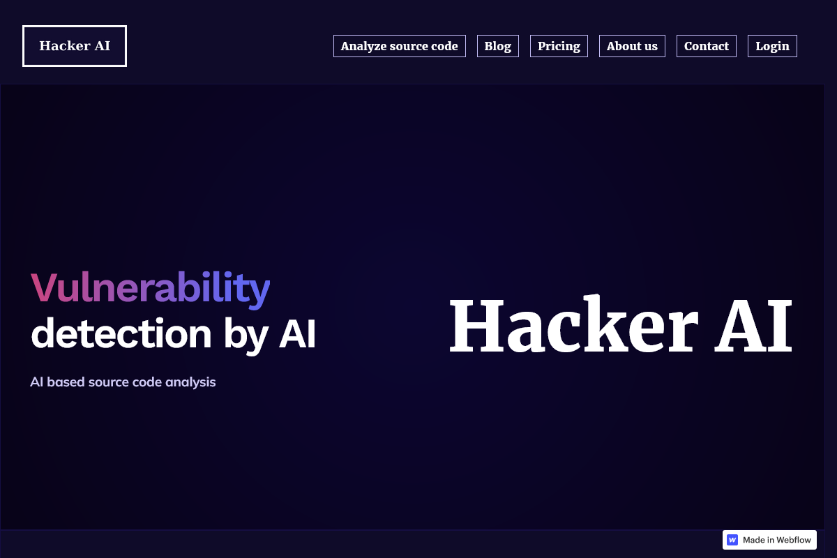 AI Tool | Hacker AI