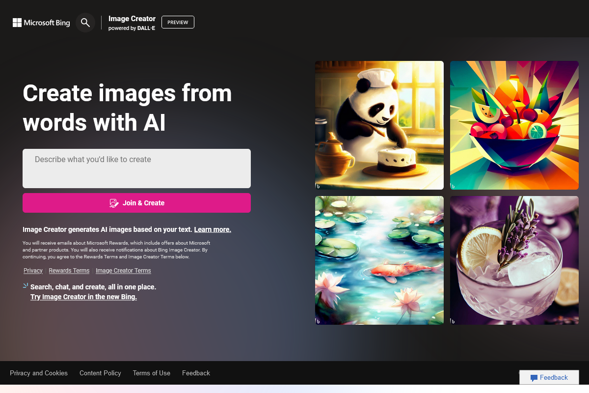 Ai Tool Bing Image Creator