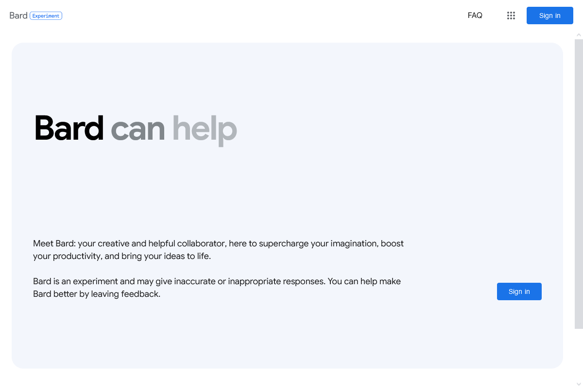 AI Tool | Google Bard