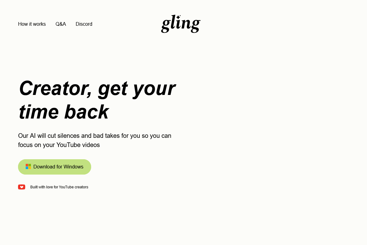 AI Tool | Gling