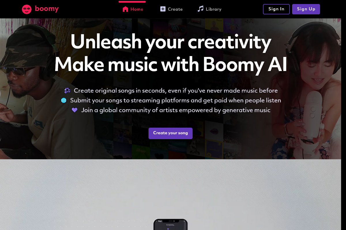 AI Tool | Boomy