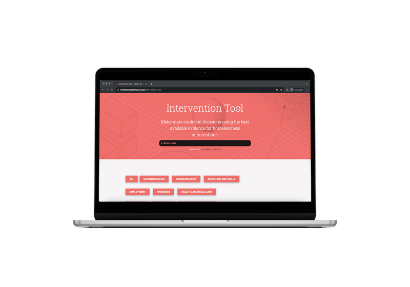 Intervention Tool | Centre for Homelessness Impact