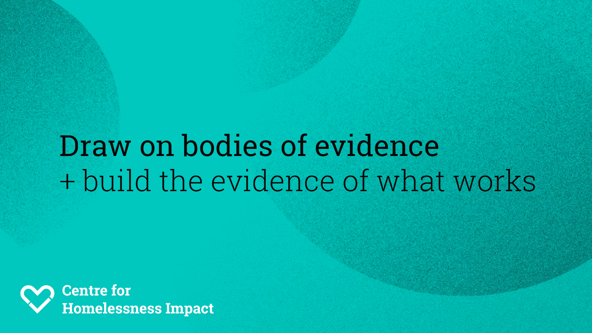 Making better use of evidence to end rough sleeping in England