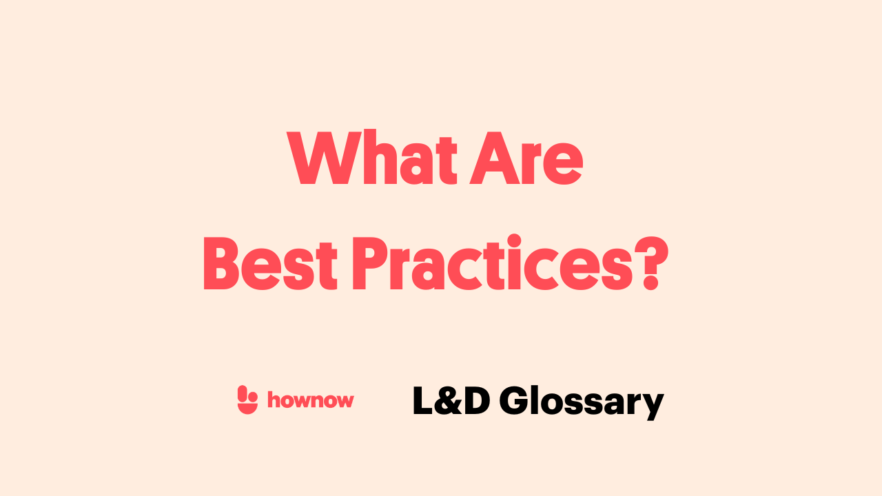 What Does Best Practices Mean?