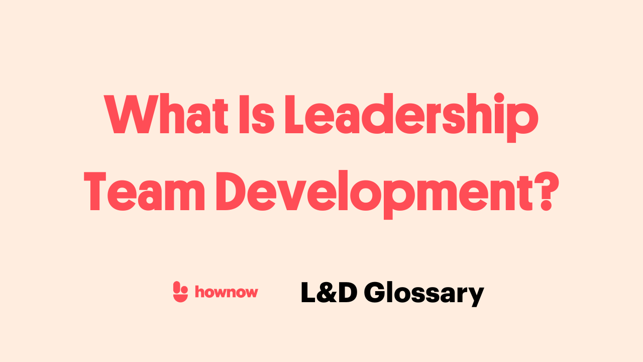 What Is Leadership Team Development?