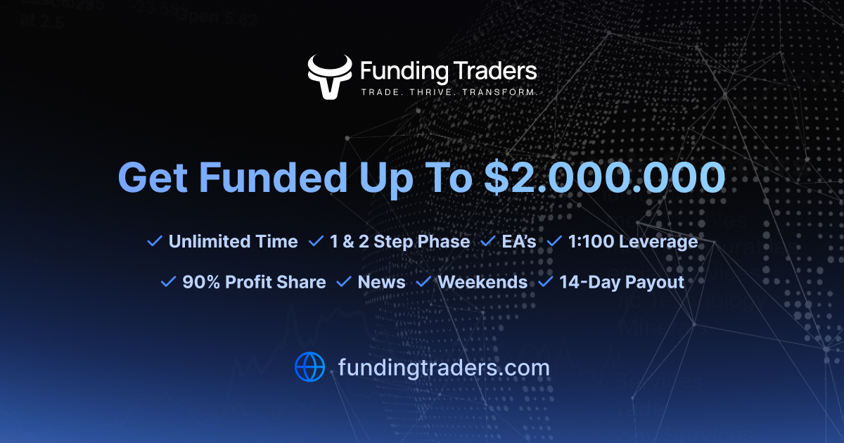 Funding Traders - Access $2m in Funds with 90% Split