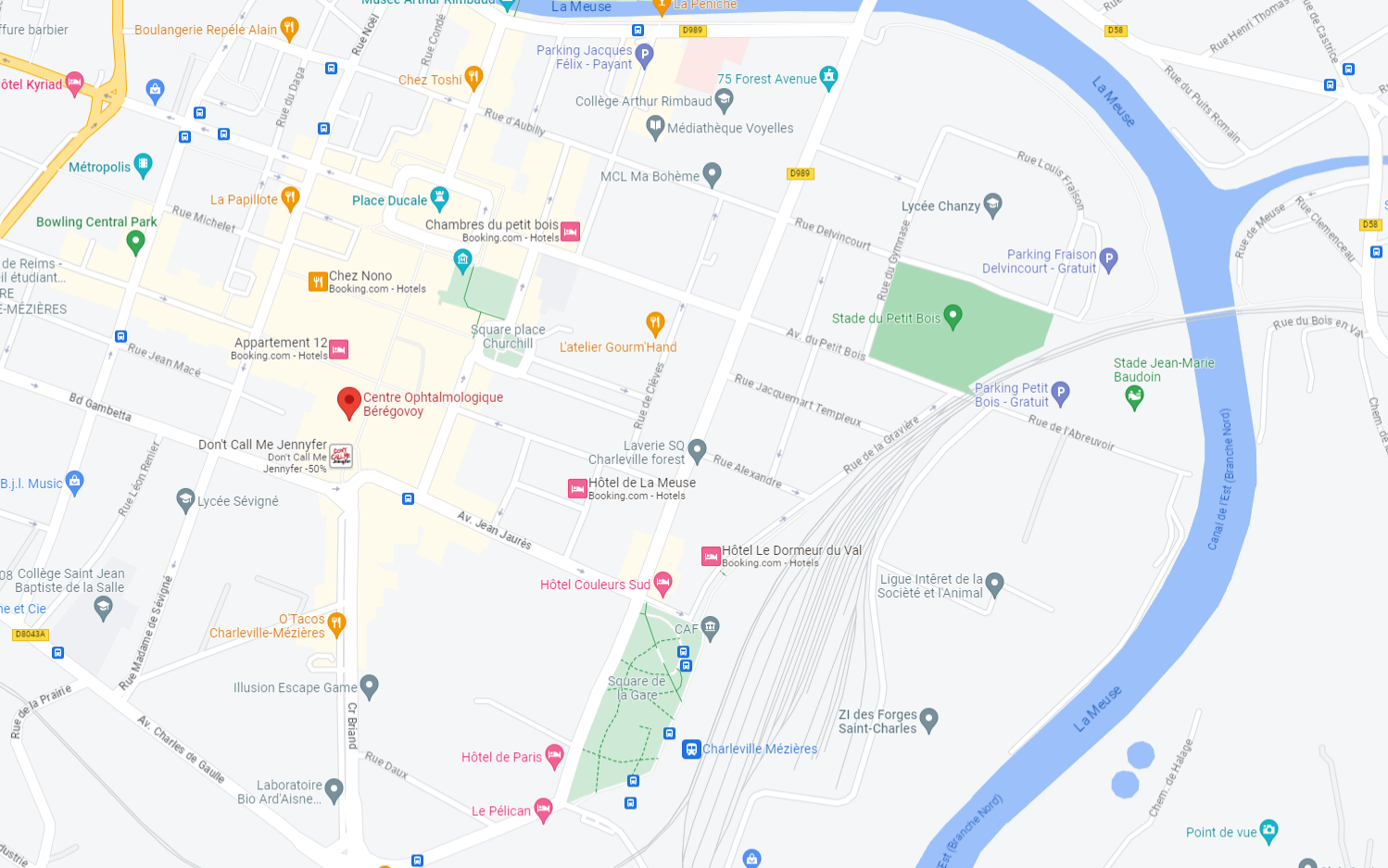 Accès et horaires du centre