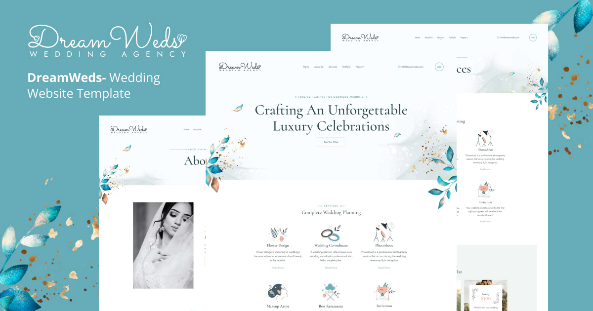 Style Guide - DreamWeds - Webflow HTML website template