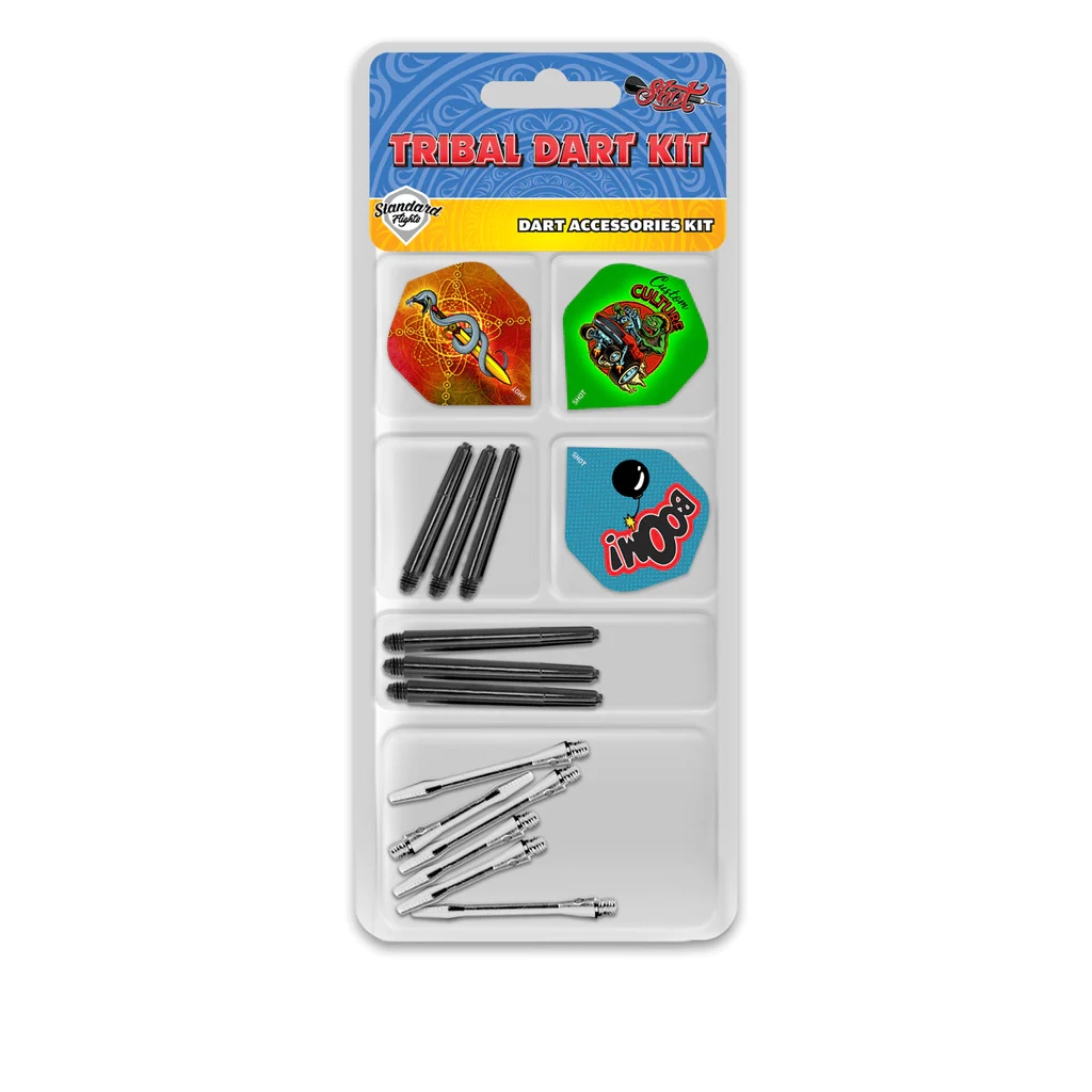 Tribal Dart Kit - Darts Accessory Pack | Shot Darts