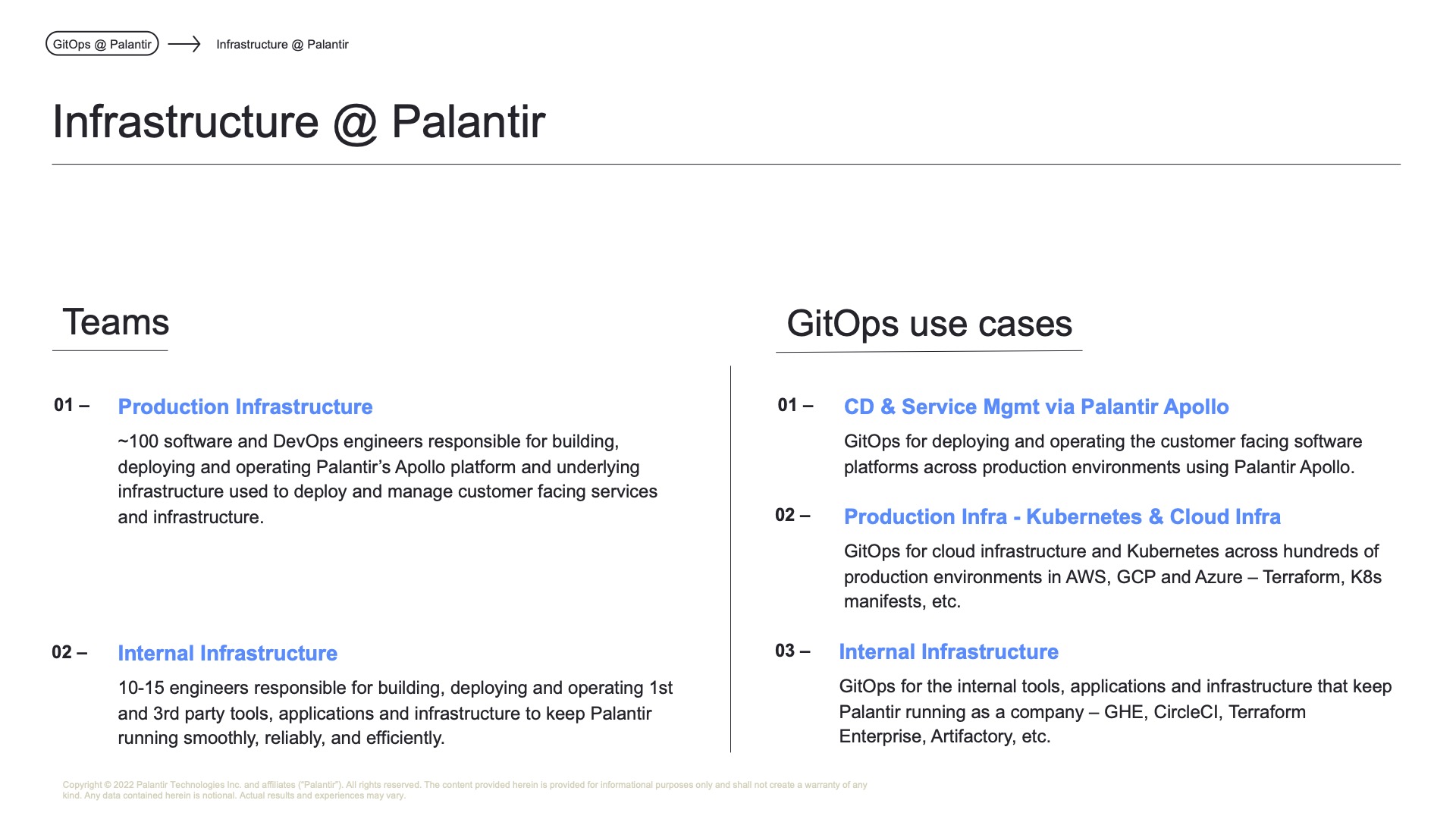 How Palantir built their GitOps Internal Developer Platform How Palantir built their GitOps Internal Developer Platform