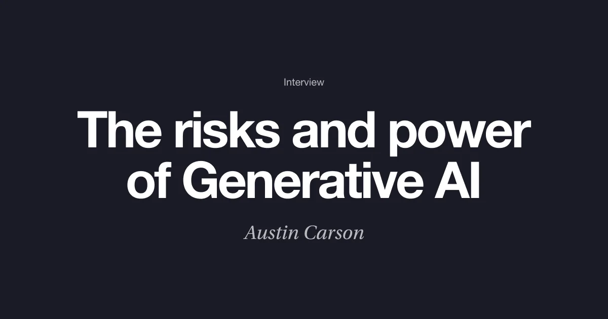 Austin Carson on AI's Transformational Impact | Fantasy Interactive Interview