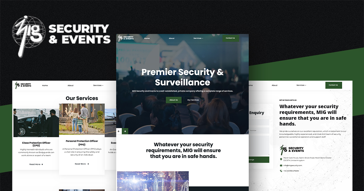 MIG Security & Events | Bespoke Security & Surveillance