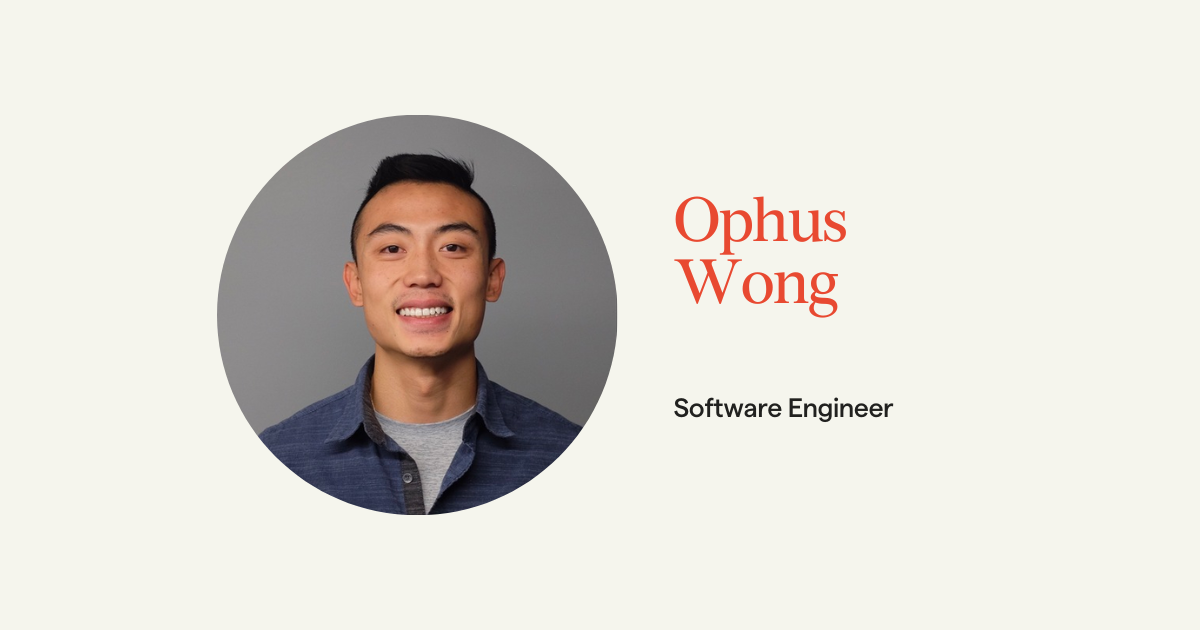 “Unlocking Human Potential with Technology” Meet Ophus Wong, Software Engineer at Veho.